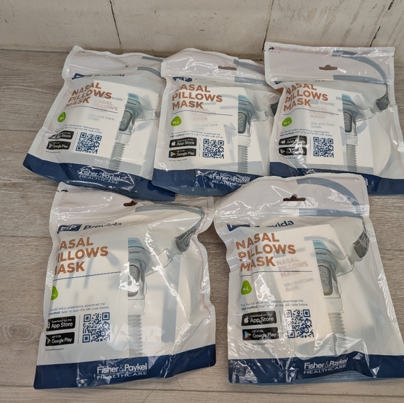 F&P | Other | Lot Of 5 Fp Brevida Nasal Pillow Mask Kit Chusions Ml New ...